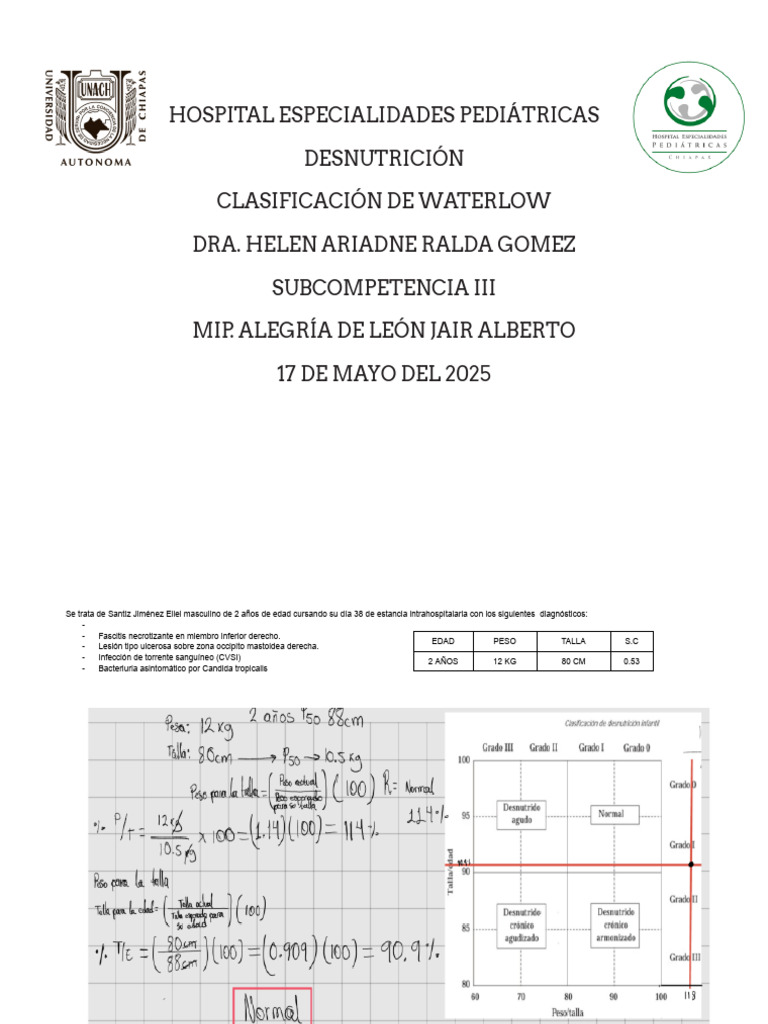 Clasificación de Waterlow | PDF