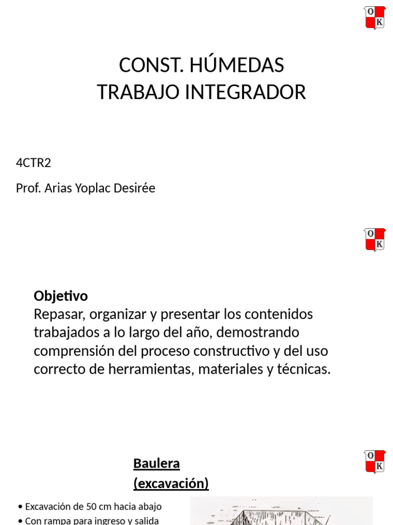 TP INTEGRADOR 4TO (1) | PDF | pared | Ladrillo