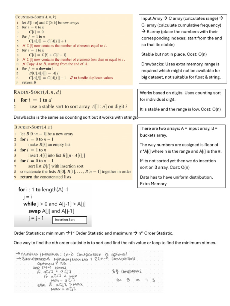 Cheat Sheet - Exam 1 Part3 | PDF