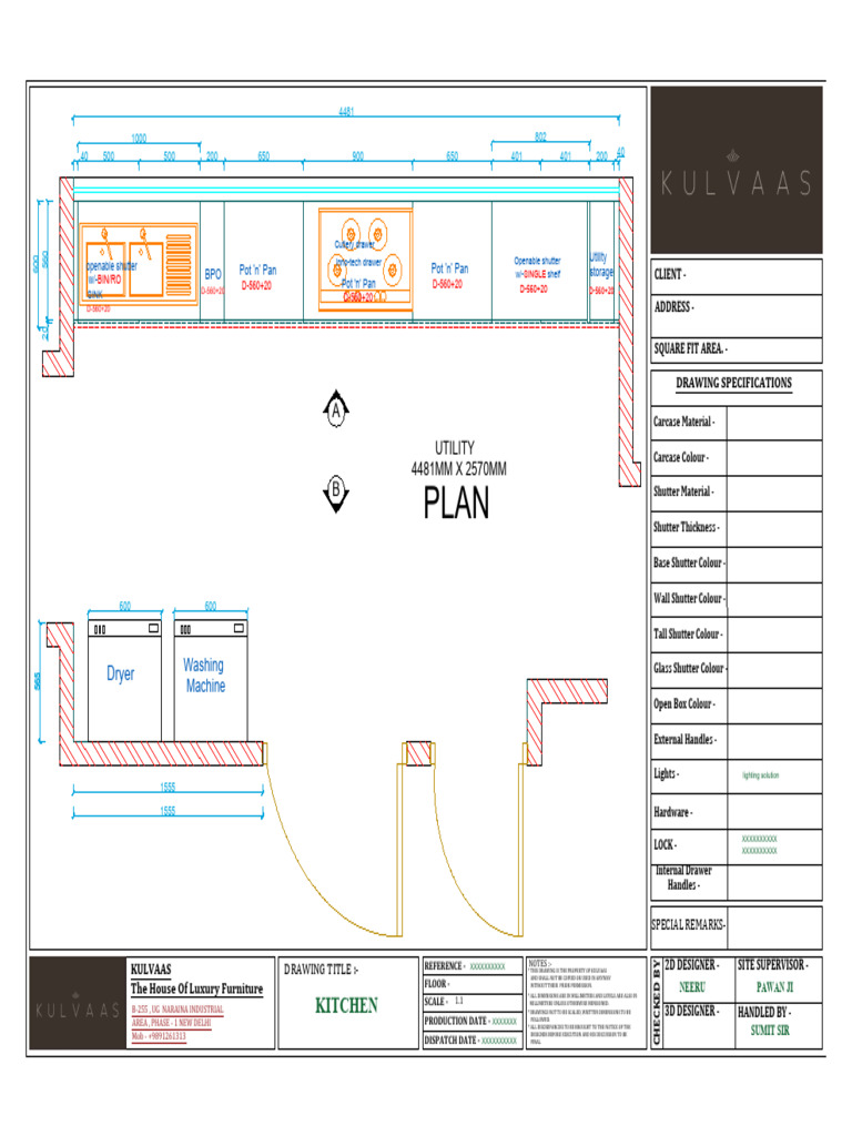 Kitchen Design Specifications Document | PDF | Home | Domestic Implements