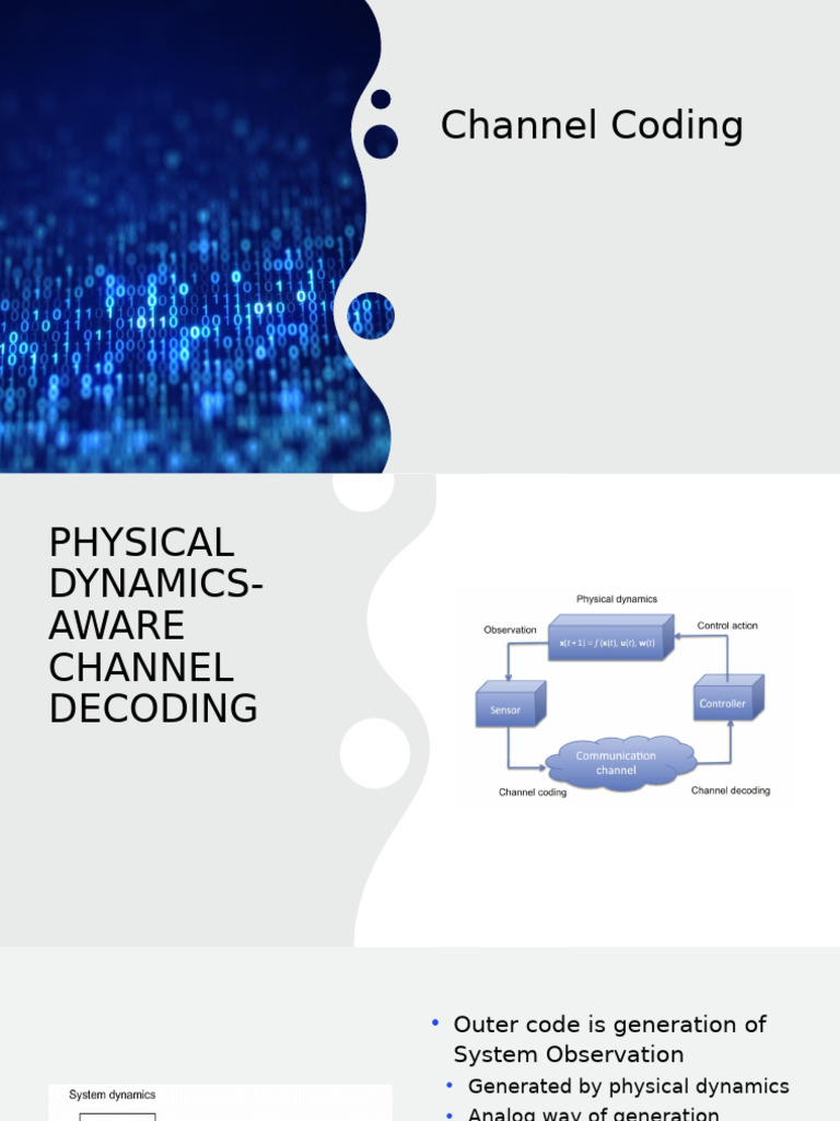 Dynamics-Aware Channel Coding Techniques | PDF | Algorithms ...