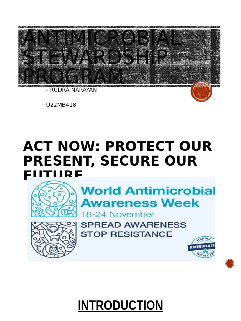 Antimicrobial Stewardship Program | PDF | Antimicrobial Resistance ...