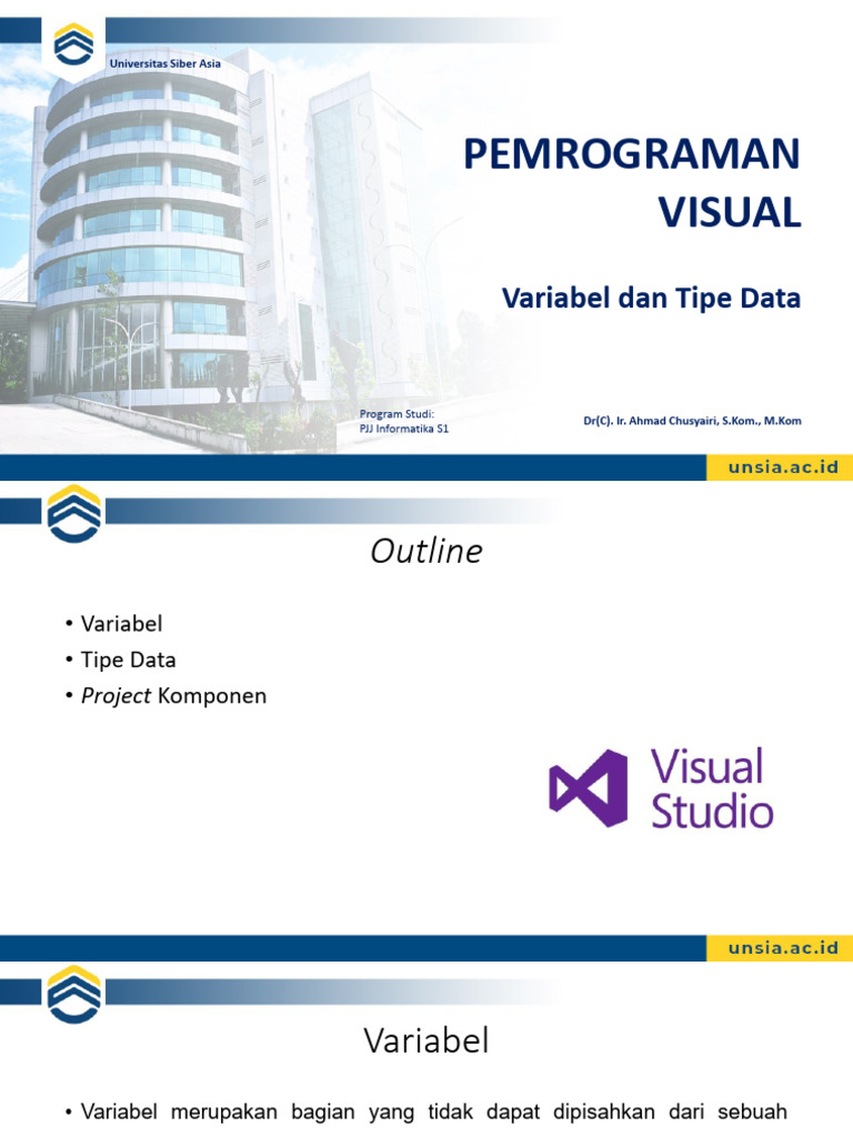Variabel dan Tipe Data | PDF