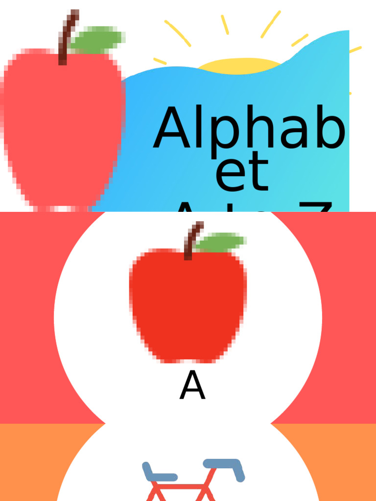 Colorful Alphabet Learning Presentation | PDF