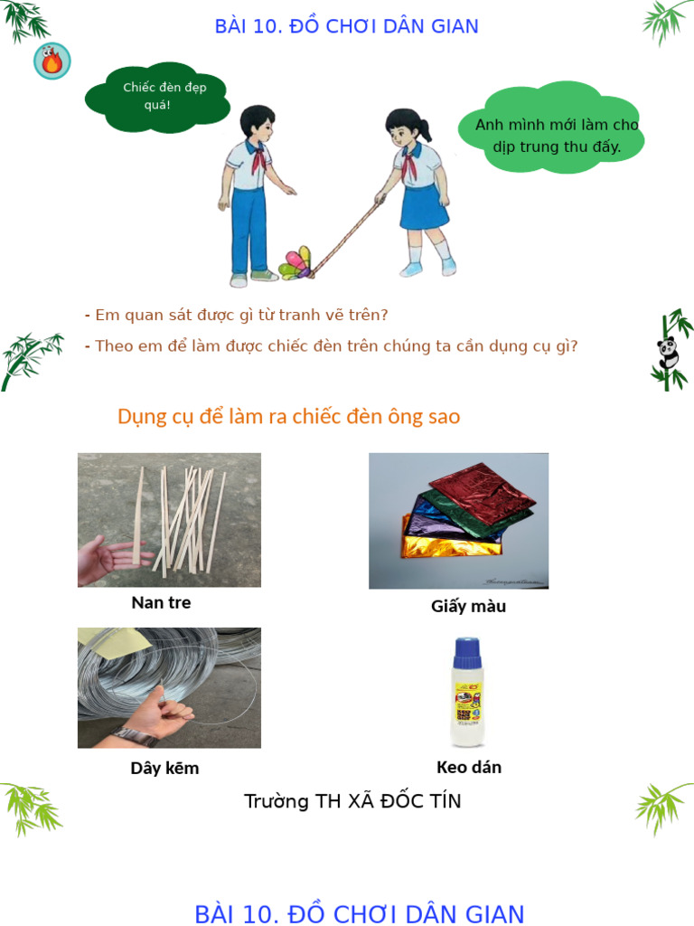 Bai 10 Lam Do Choi Dan Gian | PDF