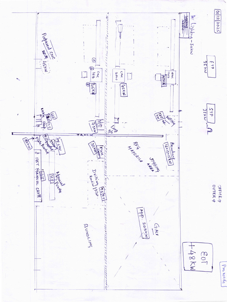 Electrical Load Factory Draw | PDF