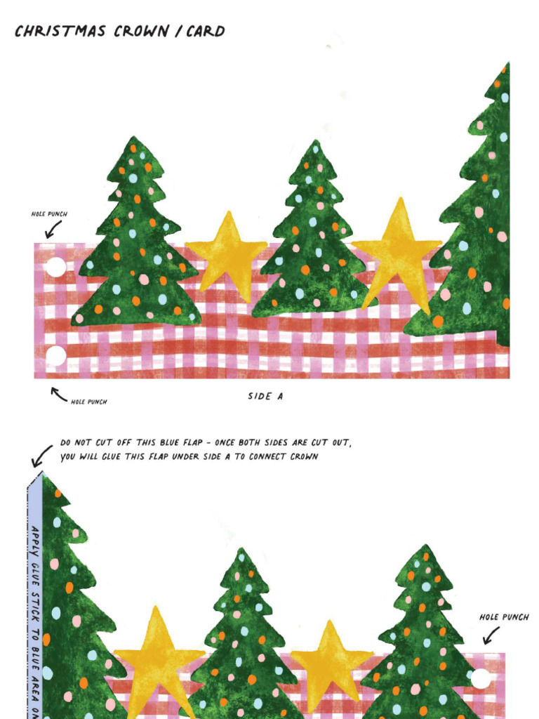 Christmas Crown Template Crafts Magic Made Printab PDF | PDF