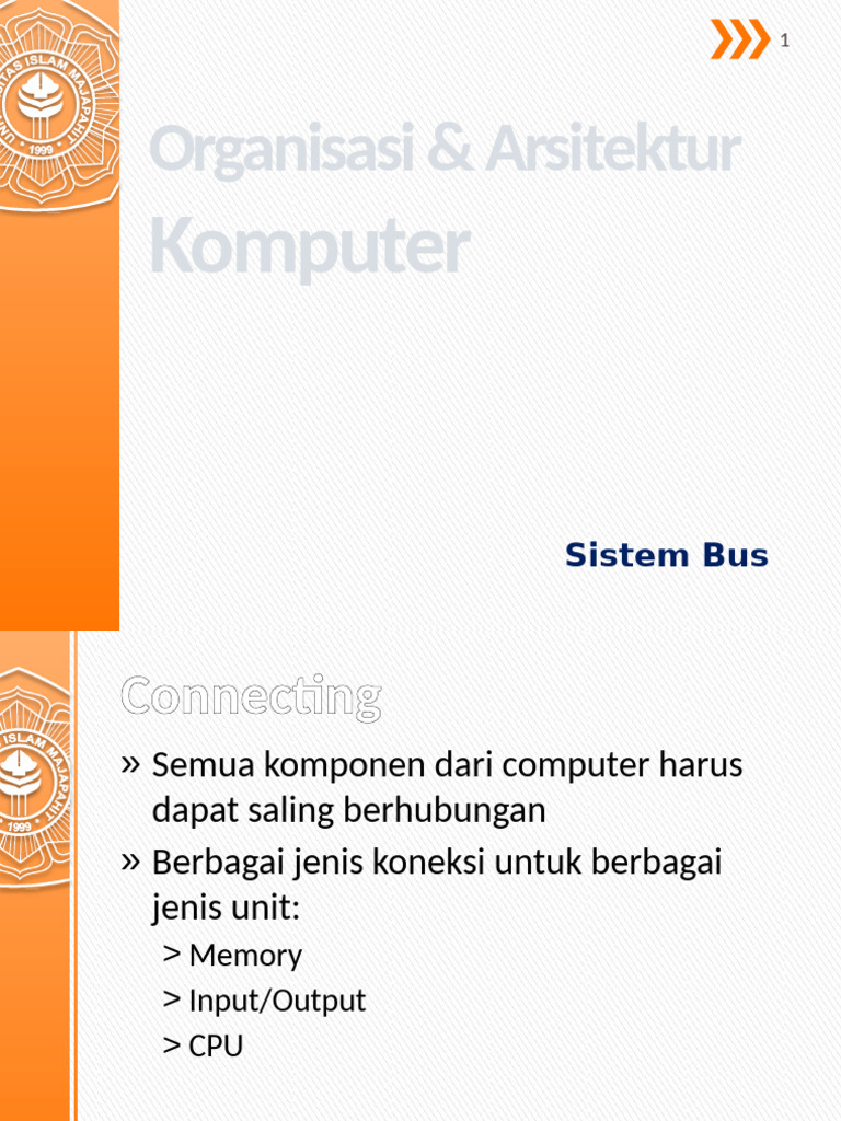 Arsitektur Sistem Bus Komputer | PDF