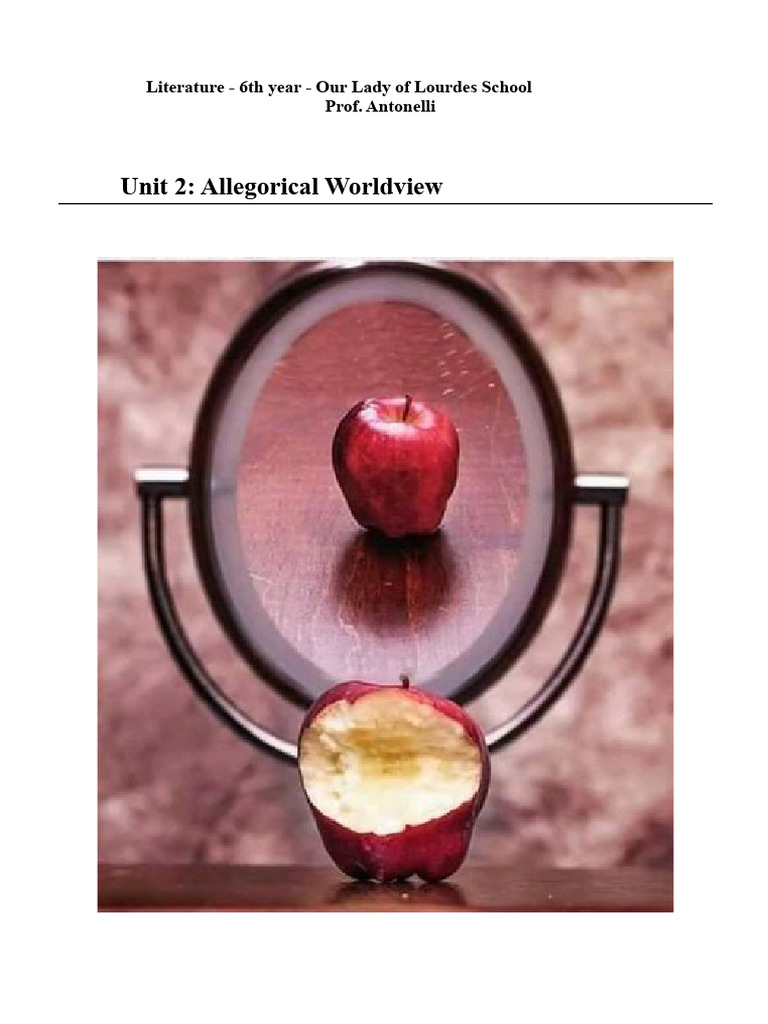 U2 Texts Notebook - Allegorical Worldview | PDF | Allegory