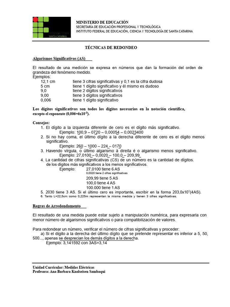 Lista de Ejercicios 02 - Técnicas de Redondeo | PDF | Personajes ...