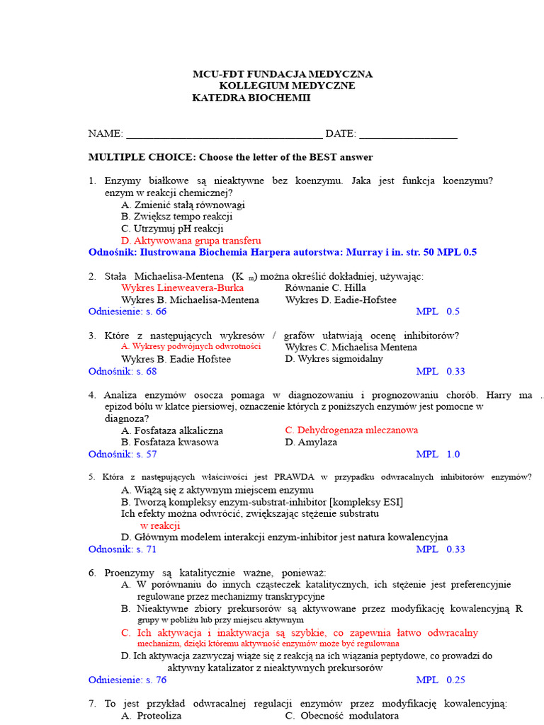 Biochemia Samplex | PDF