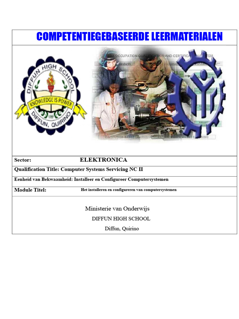 CBLM Computer Systems Service NC II | PDF