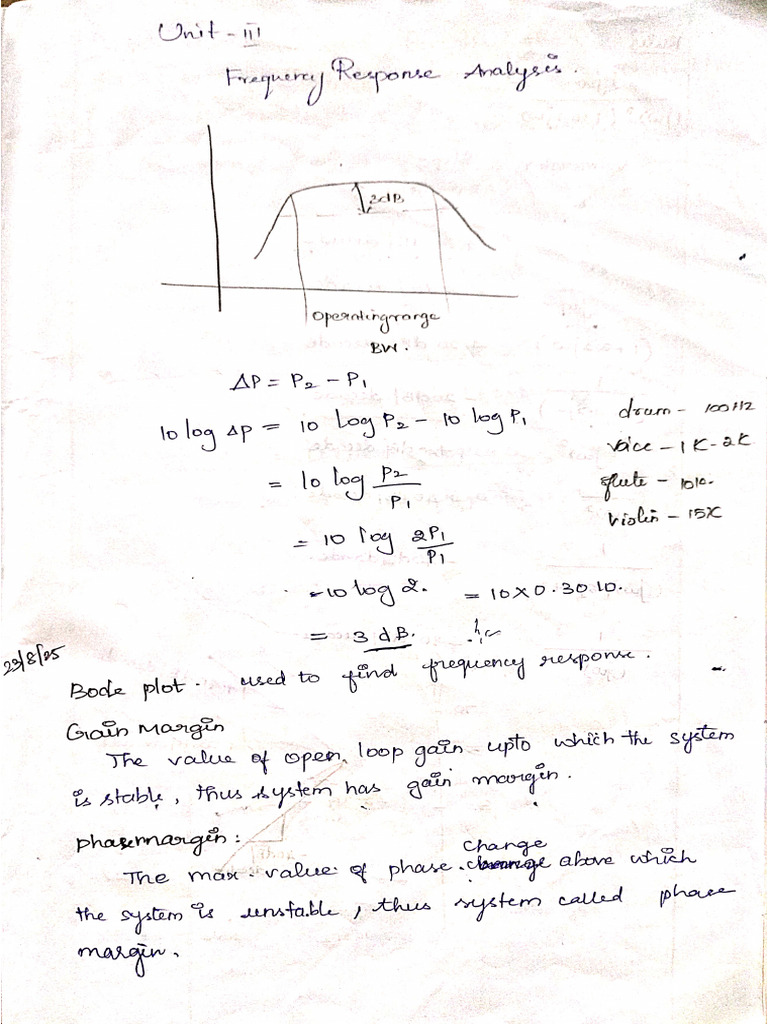 Control System Unit 3 | PDF