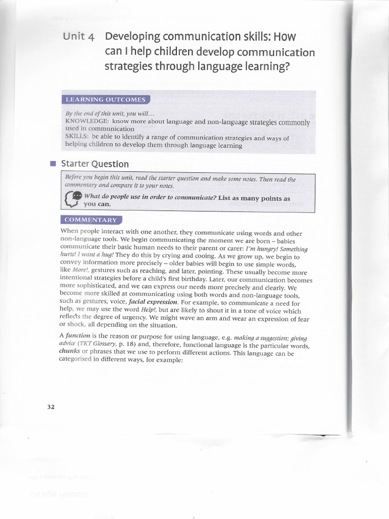 TKT YL Unit 4 | PDF