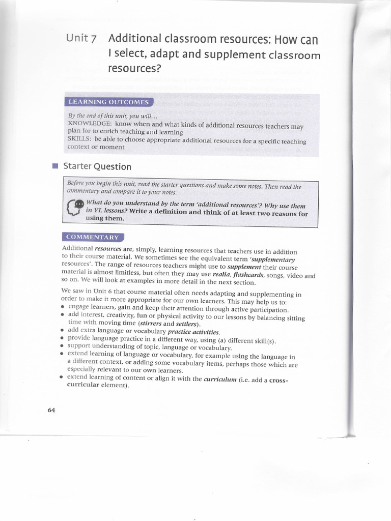 TKT YL Unit 7 | PDF