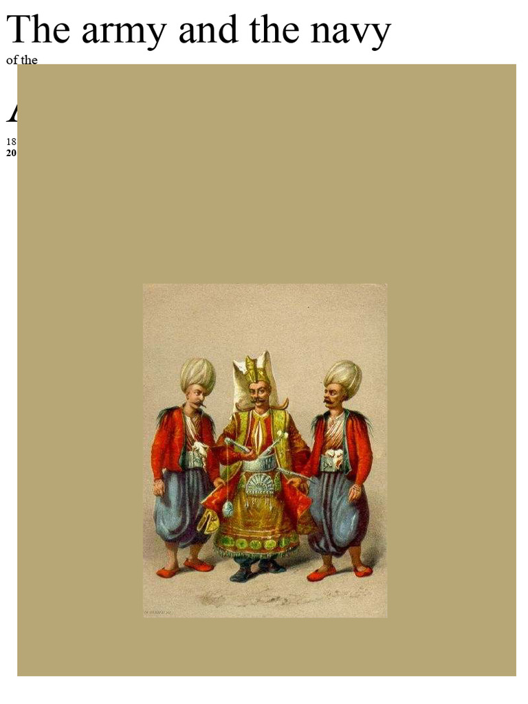 Army and Navy of The Regency of Algiers 1815-1830 | PDF