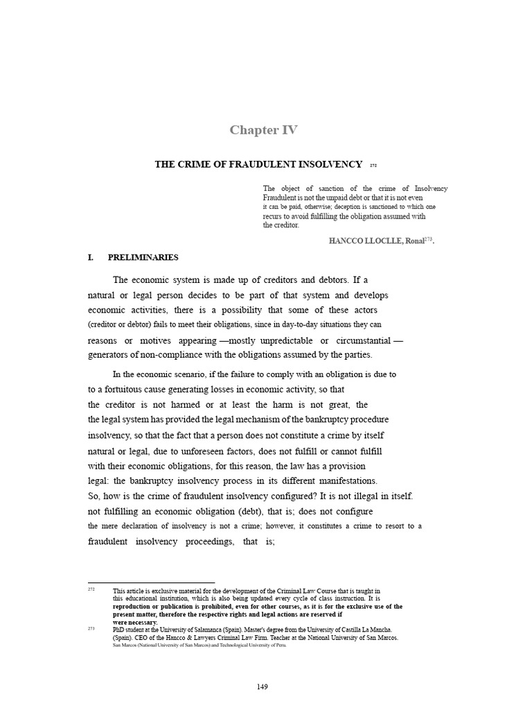 Understanding Fraudulent Insolvency | PDF | Bankruptcy | Insolvency
