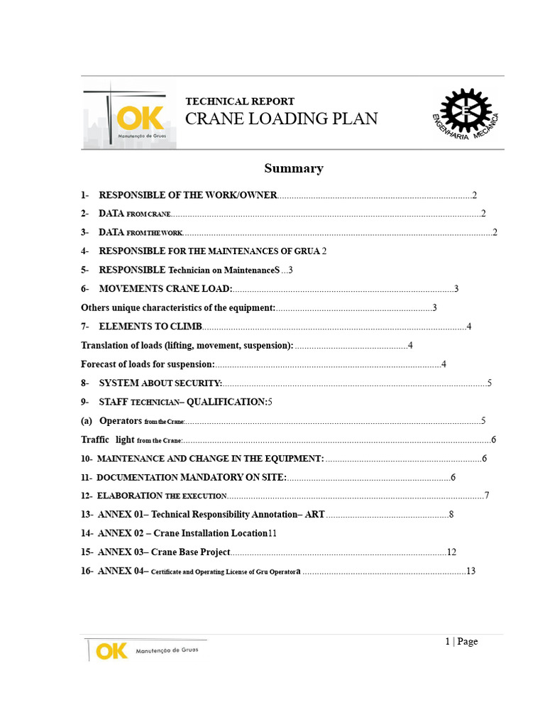 Crane Loading Plan and Safety Protocols | PDF | Crane (Machine) | Pallet