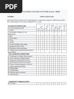CMAI Agitation Inventory Instructions | PDF