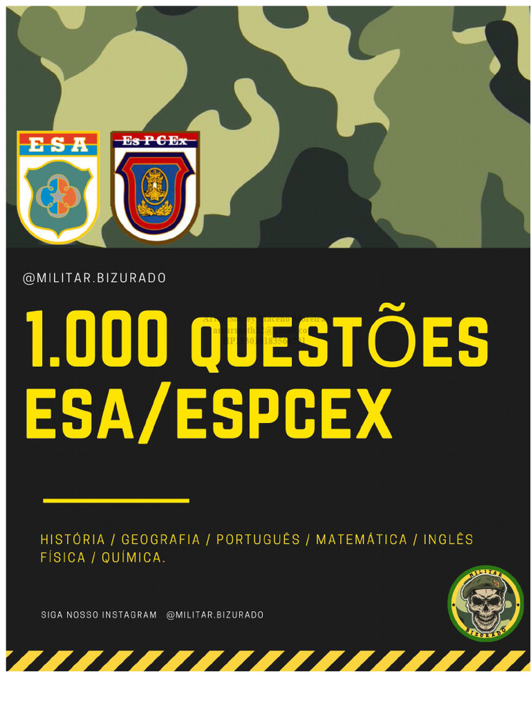 1000 Questions - ESA and EsPCEx | PDF | Adjective | Subject (Grammar)