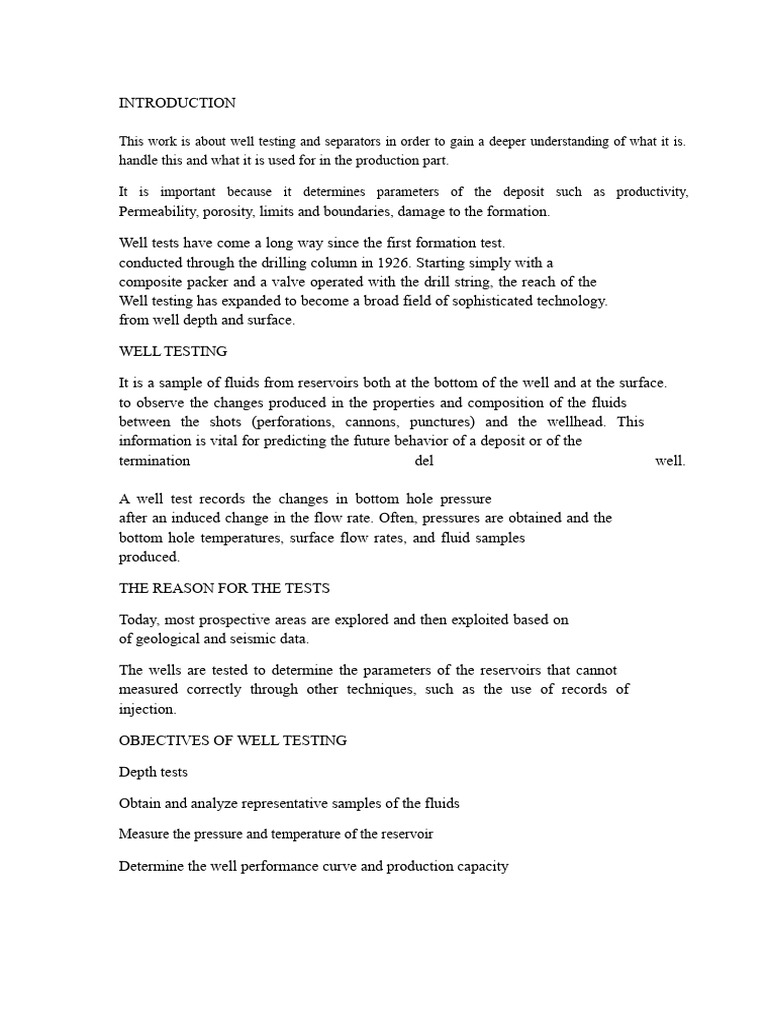 INTRODUCTION To Well Testing | PDF | Petroleum Reservoir | Pressure