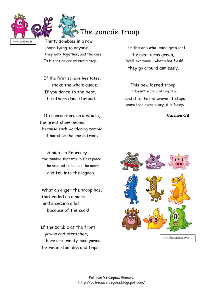 The Zombie Troop Poetry | PDF