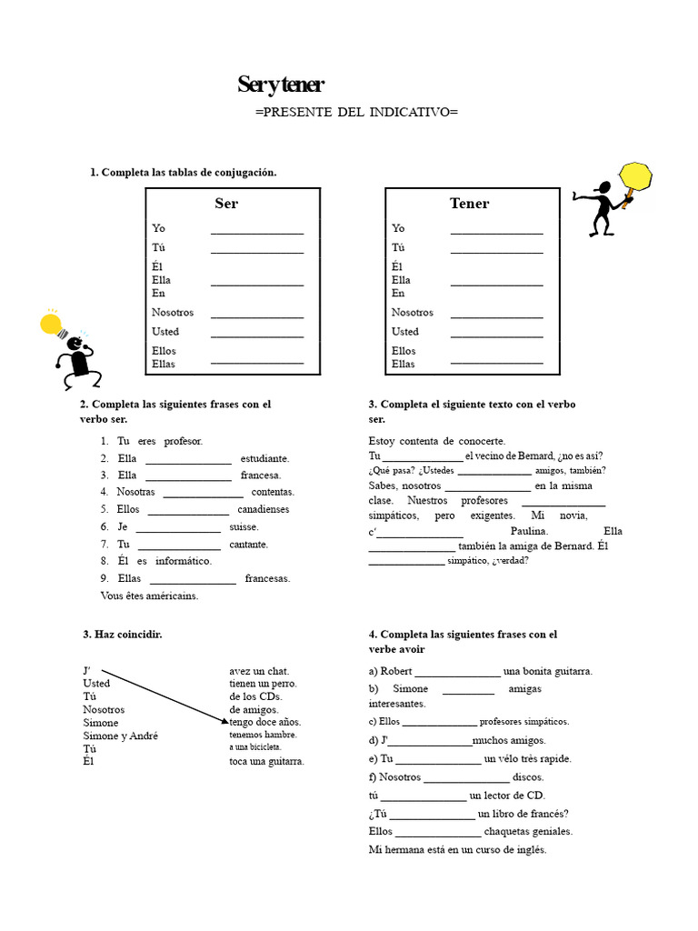 Ser o Tener | PDF