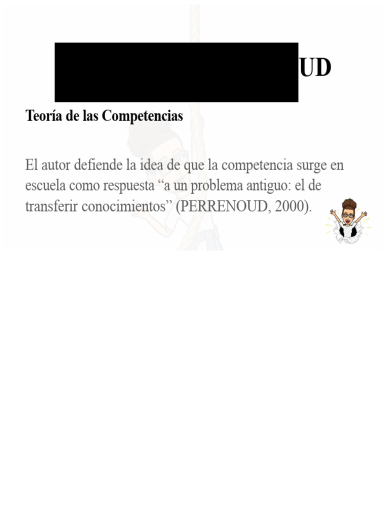 Teoría de las Competencias de Perrenoud | PDF | Pedagogía | Escuelas