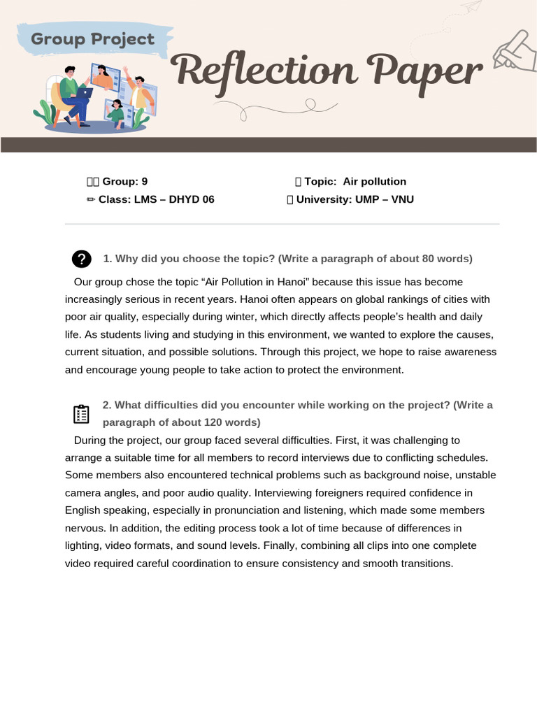 Field Trip Reflection Group9 UMP | PDF