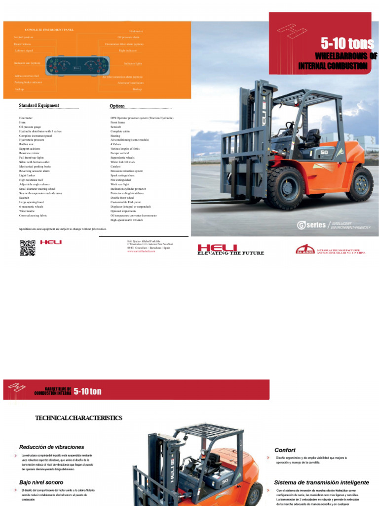 Comprehensive Forklift Instrument Panel Guide | PDF | Forklift | Truck