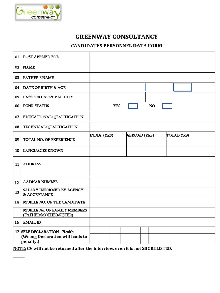 Greenway Form-2-LATEST | PDF