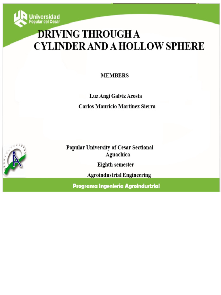 Heat Transfer in Hollow Cylinders and Spheres | PDF | Thermal ...