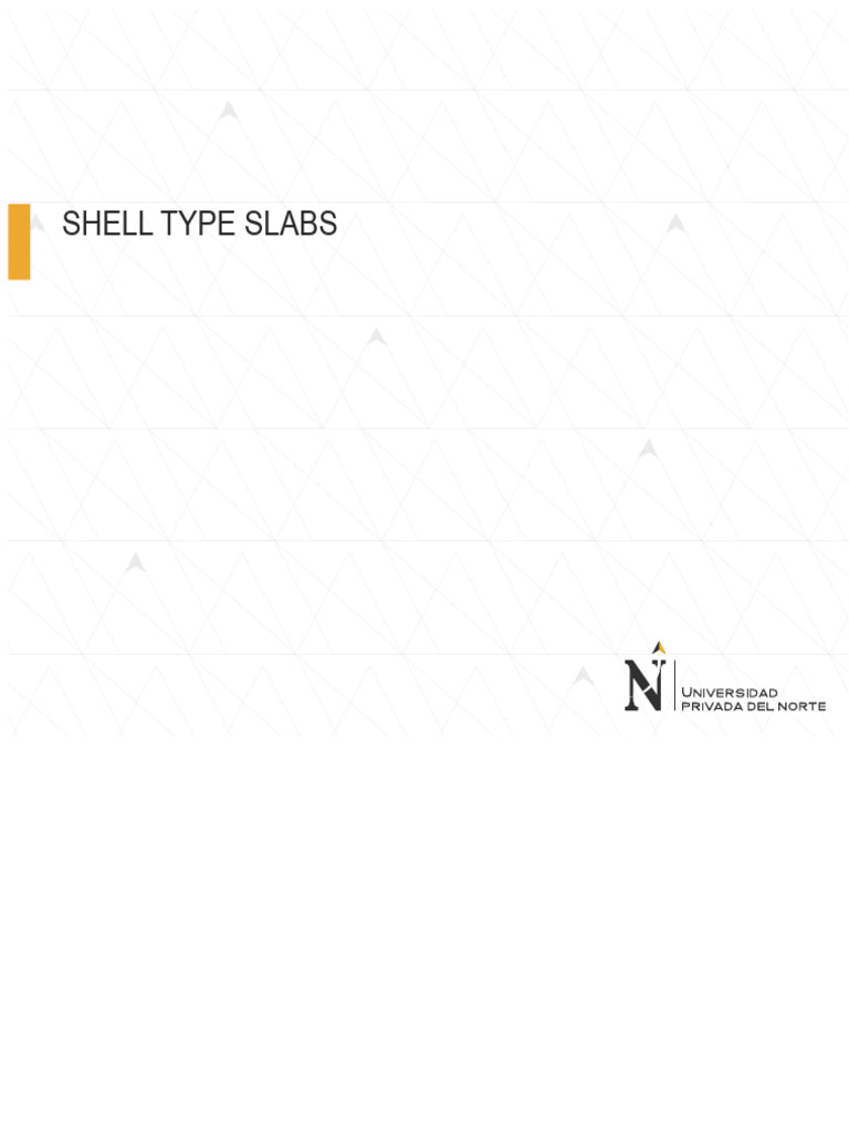 Shell Type Slabs: Construction Details | PDF