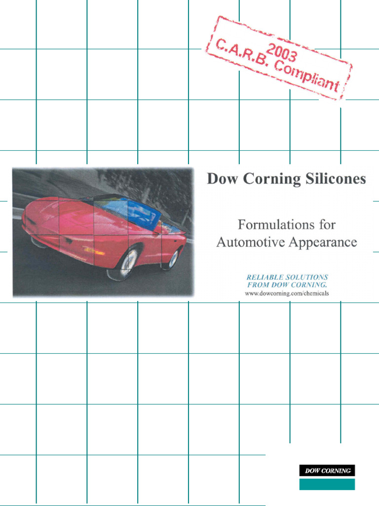 Auto Care - Formulations | PDF | Volatile Organic Compound | Silicone