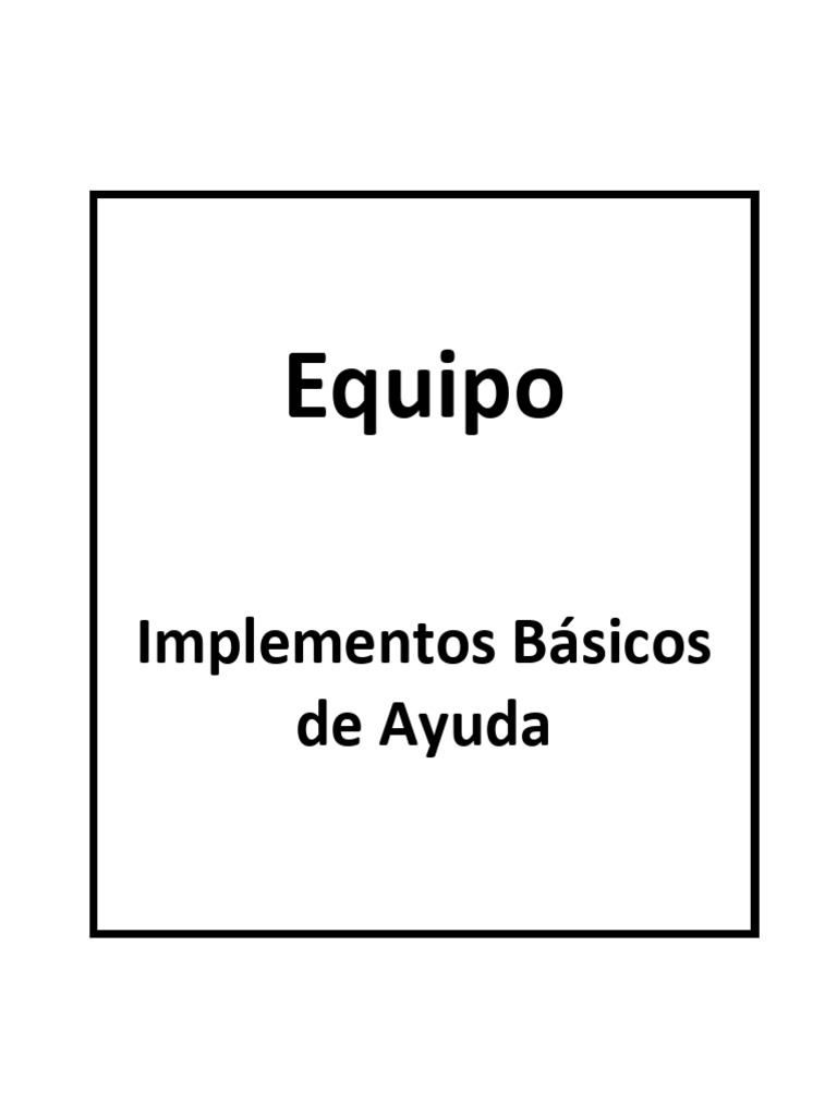 00 Portada - Equipo. | PDF