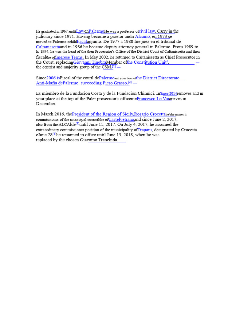 Brief Biography of Messineo | PDF