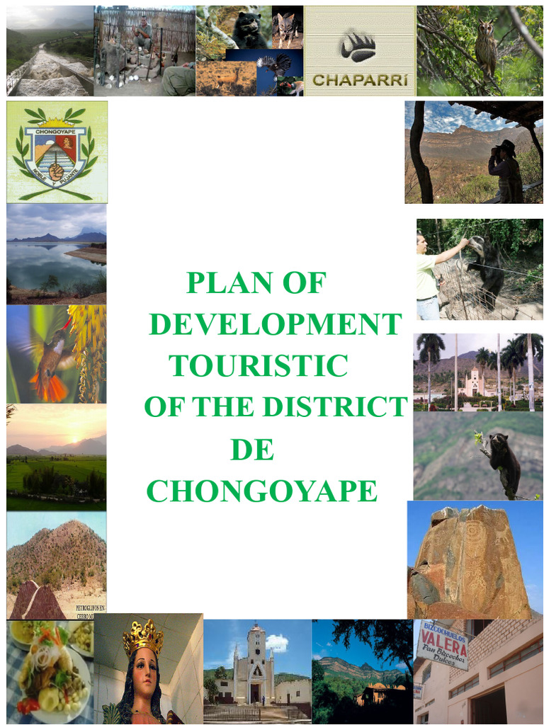 Plan of Development Touristic DE Chongoyape | PDF | Tourism | Agriculture