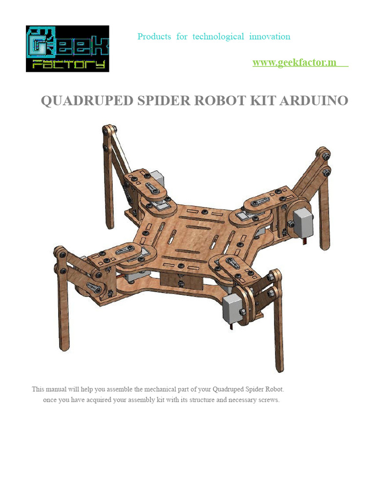 Spider Quadruped Tutorial | PDF