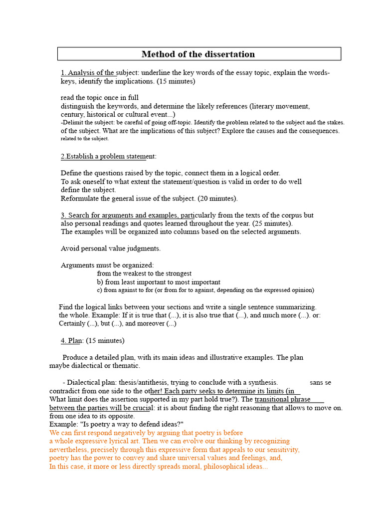 Method of The Dissertation | PDF | Argument | Dialectic