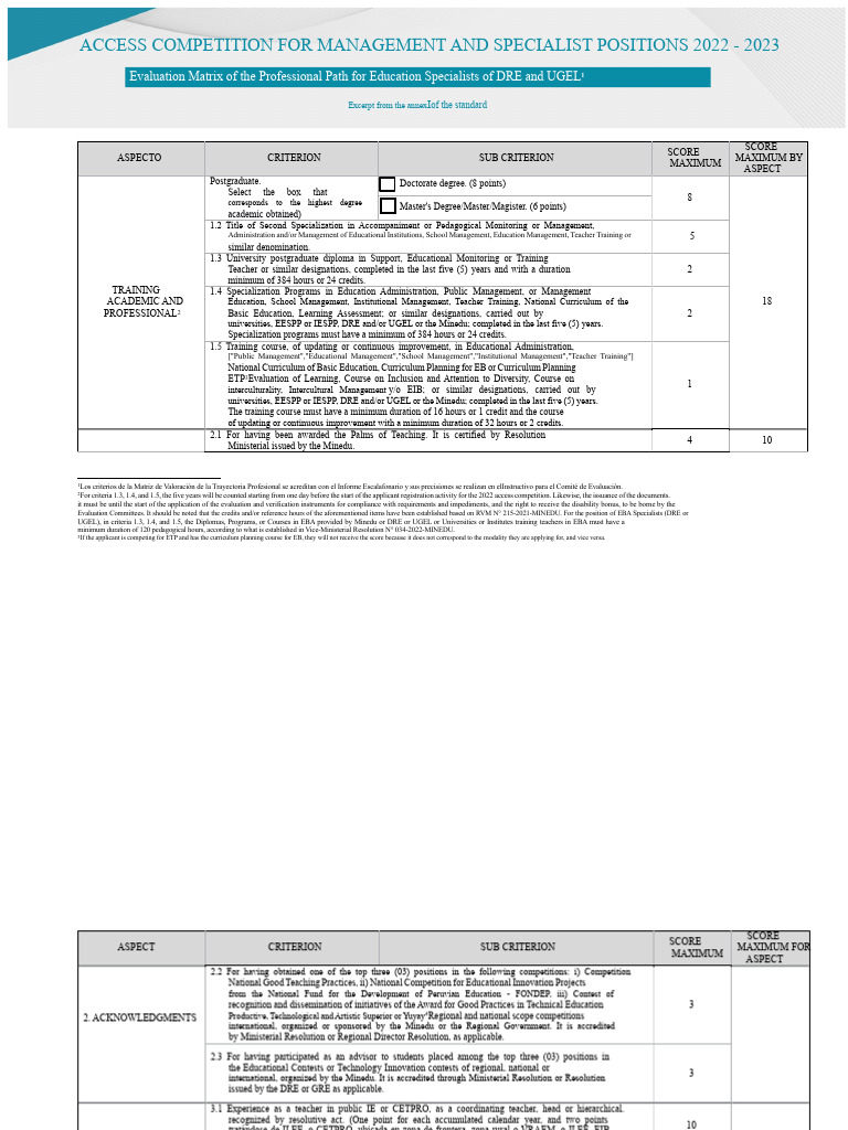 Valuation Matrix - Direct Access to Cargo and Esp | PDF | Academic ...