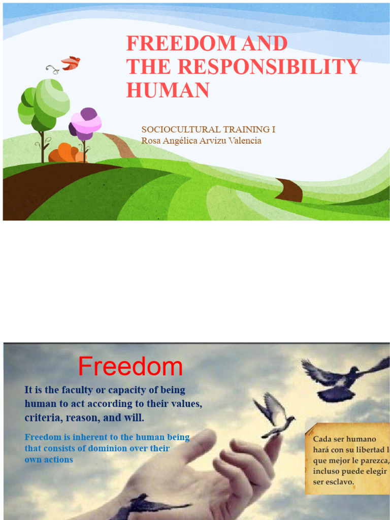 HUMAN FREEDOM AND RESPONSIBILITY | PDF | Free Will | Reason