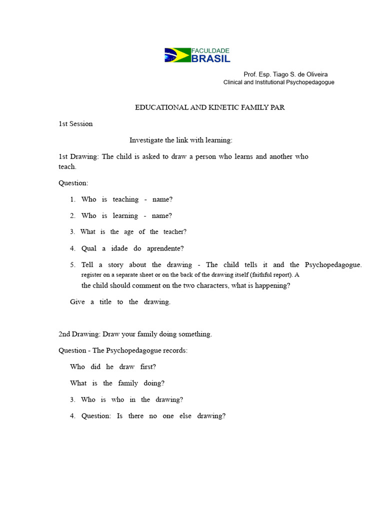 Educational Pair and Kinetic Family PDF | PDF