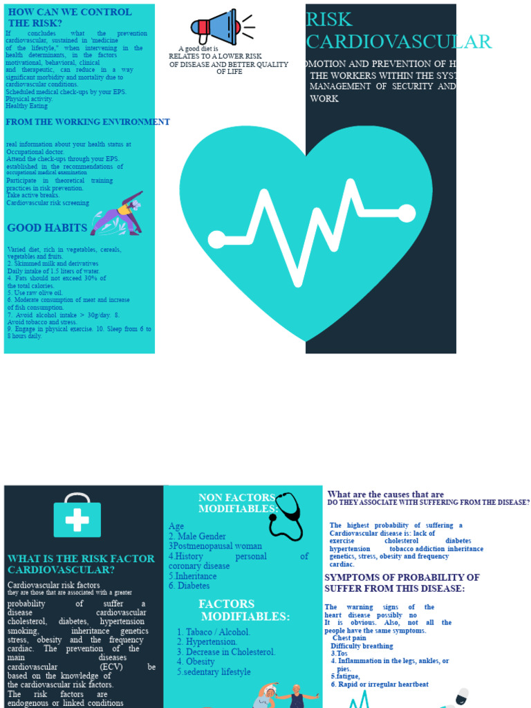 Cardiovascular Risk Brochure PDF | PDF | Cardiovascular Diseases ...