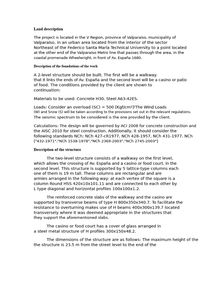steel structure design according to AISC | PDF | Specification ...