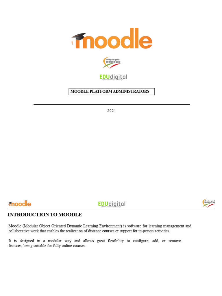 Manual Course Platform Administrators Moodle - Compressed | PDF ...
