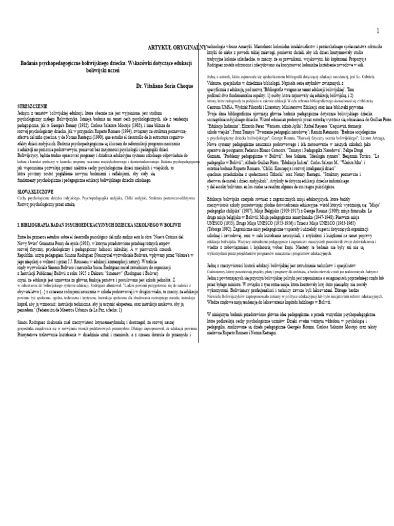 Artykuł oryginalny Georges Rouma | PDF