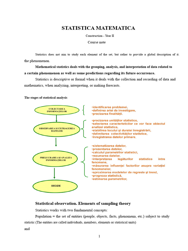 Understanding Mathematical Statistics | PDF | Statistics | Mathematical ...