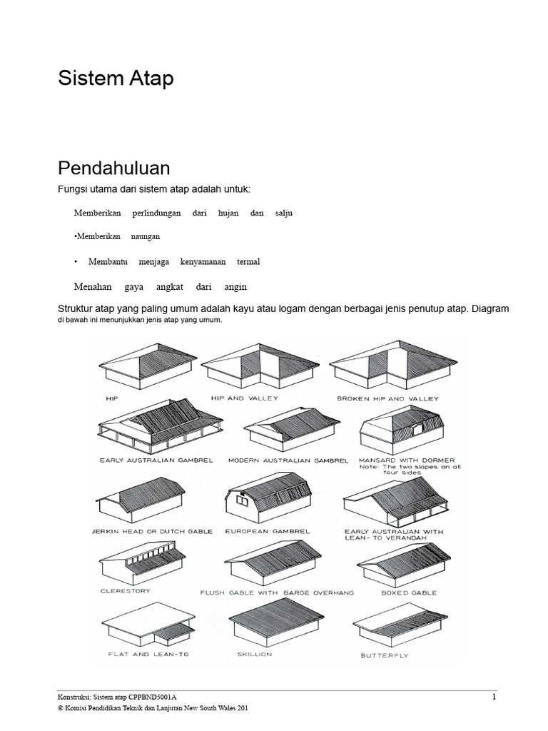 Konstruksi Sistem Atap | PDF