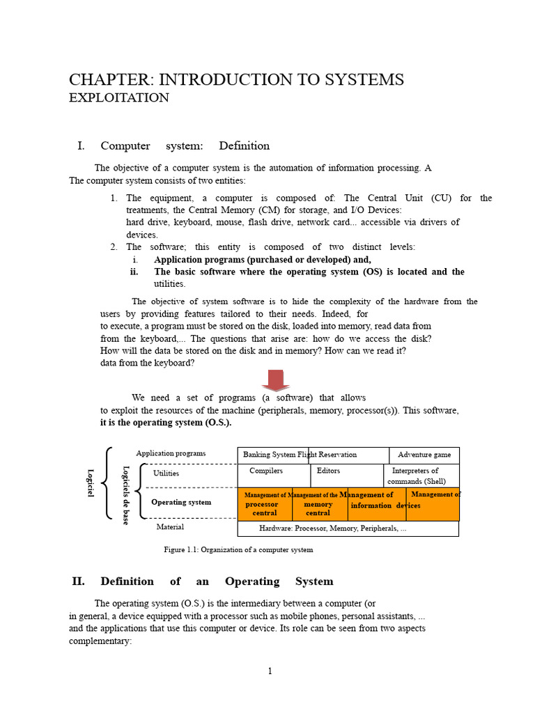 Course SE1 Chapter 1 | PDF | Unix | Operating System