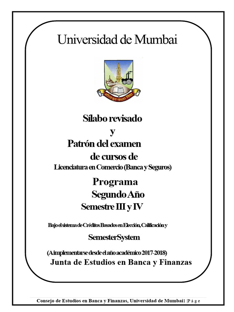 SYBBI Semestre III y IV PDF | PDF | Economias | Business